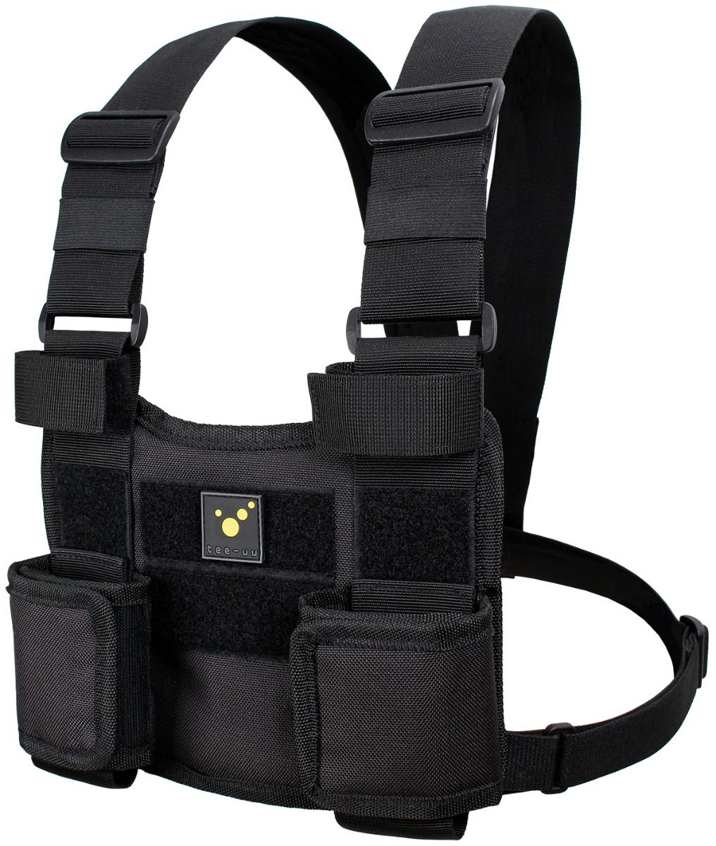CHEST TWIN Funkgeräte-Harnisch schwarz | Holster & Taschen | Zubehör ...